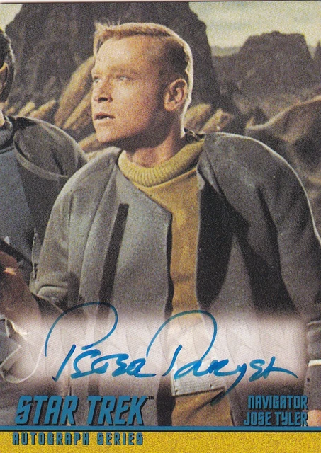STAR TREK THE Original Series (TOS) Autografo A118 Peter Duryea come ...
