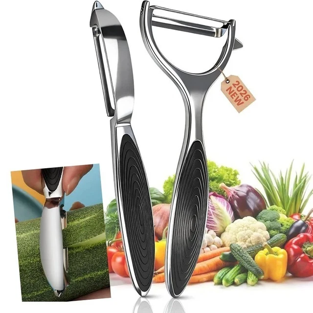 NEW STAINLESS STEEL Vegetable Peeler Potato Carrot Grater ...