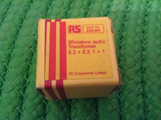 RS 228 387 6.3+6.3:1+1 Miniature Audio Transformer £13.46 - PicClick UK