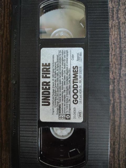 GENE HACKMAN COLLECTOR’S Series Under Fire & The Package VHS Double ...