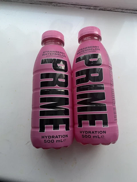 PRIME HYDRATION STRAWBERRY Watermelon Brand New Fully Sealed Bottle 2 ...
