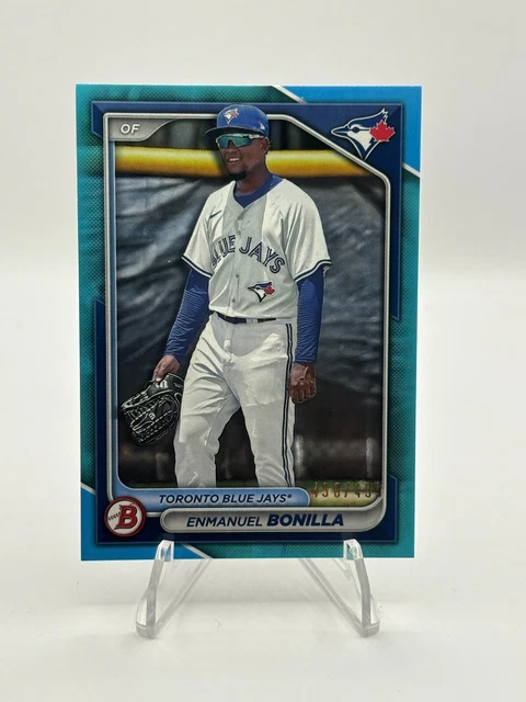 2024 BOWMAN PROSPECTS Enmanuel Bonilla BLU CIELO parallelo/499 #BP-53 ...