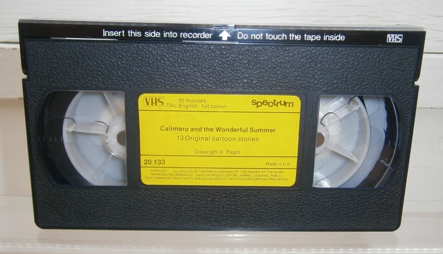 RARE ANIMATION - CALIMERO Wonderful Summer [ Spectrum ] PRE CERT VHS ...