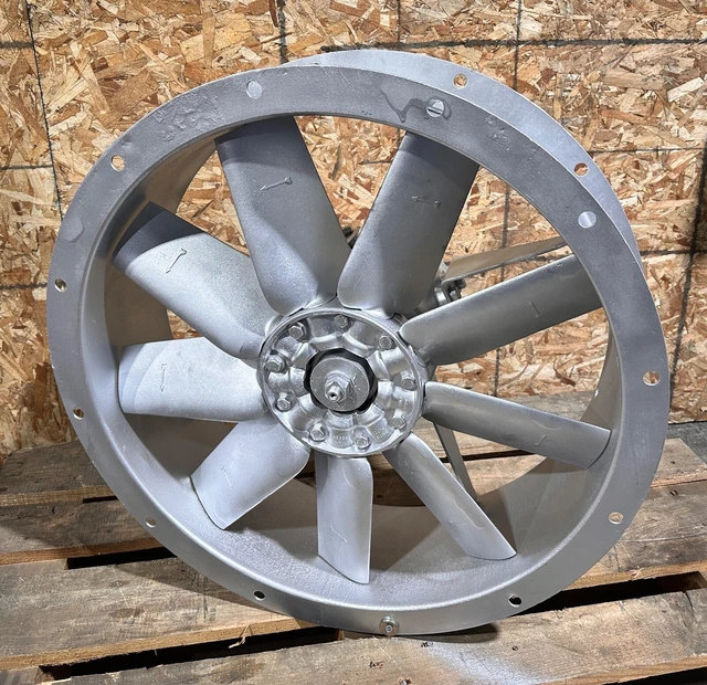 SPRAY BOOTH FAN 1.9kW 3-Phase Industrial Extractor Axial Fan 610mm £550 ...