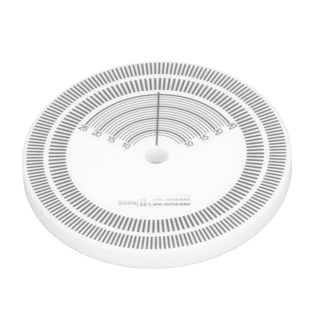 LP RECORD PLAYER Strobe Disc Calibration Tachometer For 33RPM 45RPM ...