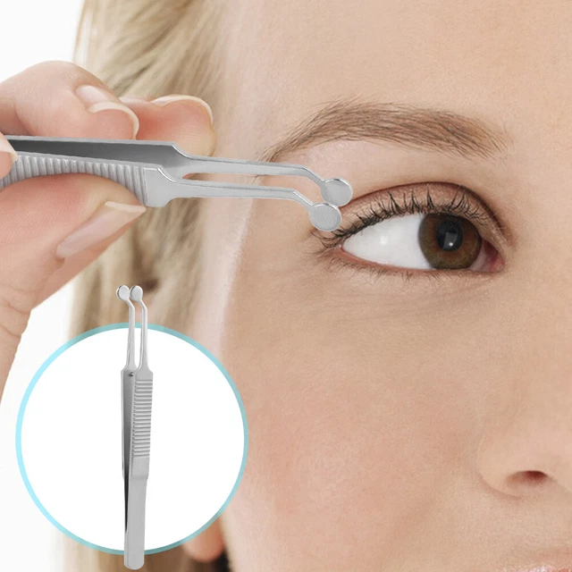PORTABLE MEIBOMIAN GLAND Forceps For Dry Eye Eyelid Massage Tweezers ...