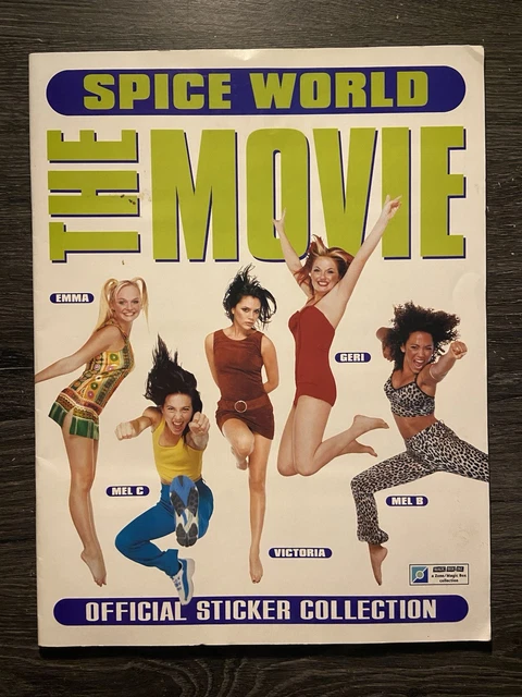 SPICE GIRLS OFFICIAL Spice World The Movie Sticker Album 100% Complete ...