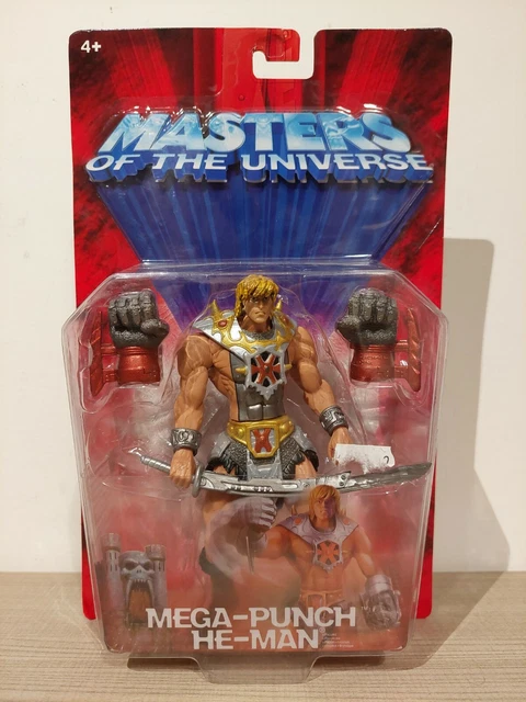 MASTERS OF THE Universe 200x Mega-Punch He-Man MOC NEW Mattel Origins ...