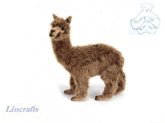 HANSA BROWN ALPACA 6028 Plush Soft Toy Sold by Lincrafts UK Est 1993 £ ...
