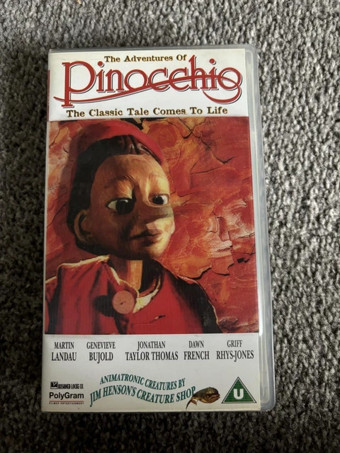 THE ADVENTURES OF Pinocchio VHS 1997 Jim Henson U Polygram Video ...