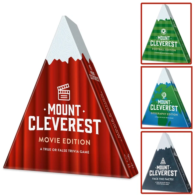 100 PICS MOUNT CLEVEREST Footbal Movie Geography Original Edition Game ...