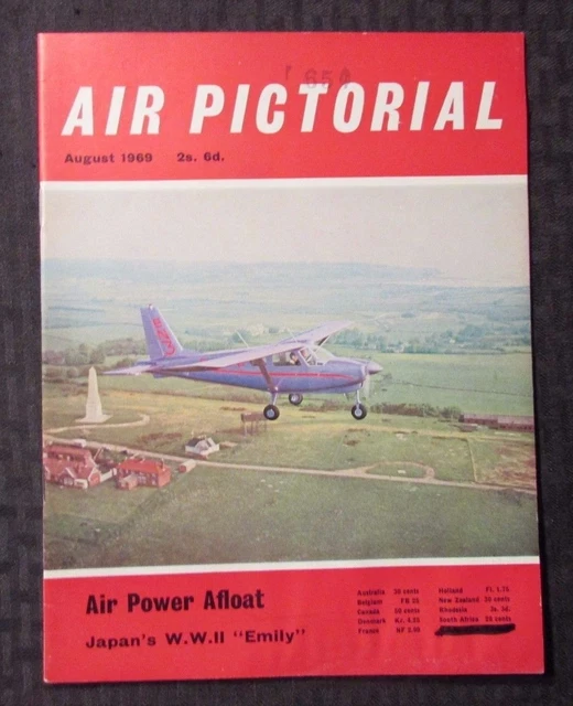 1969 AOÛT AIR PICTORIAL Magazine FN 6.0 Aviation - Japon Seconde Guerre ...