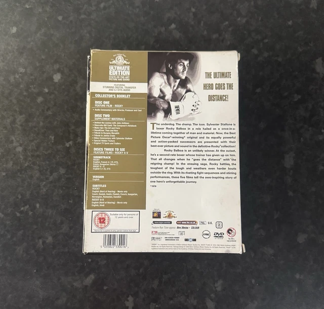 THE ROCKY ANTHOLOGY (Ultimate Edition 6 Disc Box Set) (5.1/DTS) [DVD ...