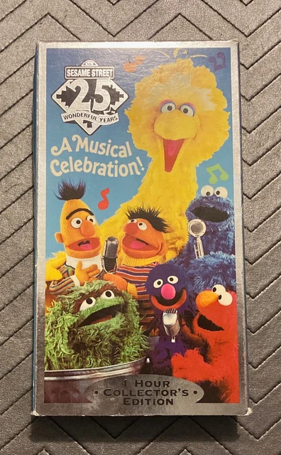 SESAME STREET'S 25TH Birthday: A Musical Celebration (VHS, 1993) RARE 1 ...