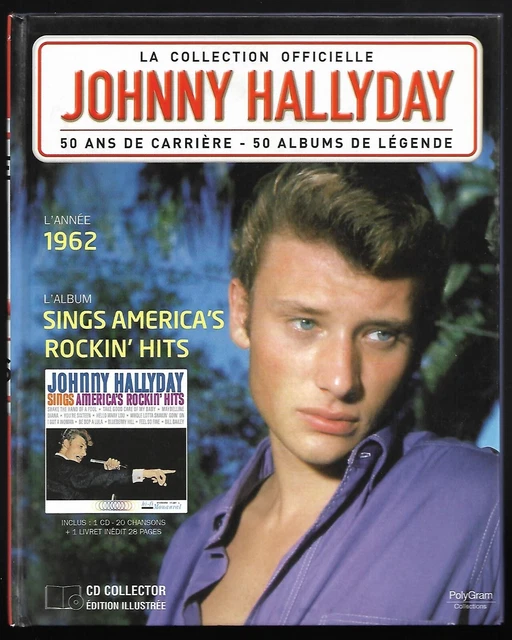 LIVRET + CD La collection officielle "Johnny Hallyday" Sings America's ...