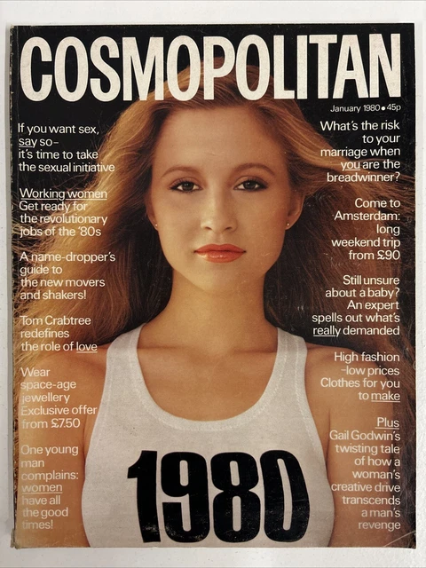 COSMOPOLITAN MAGAZINE JANUARY 1980 UK Vintage Fashion Beauty Women ...