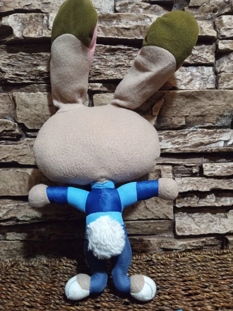 DISNEY STORE ZOOTOPIA Judy Hopps Plush Bunny Rabbit Doll Stitched Eyes ...
