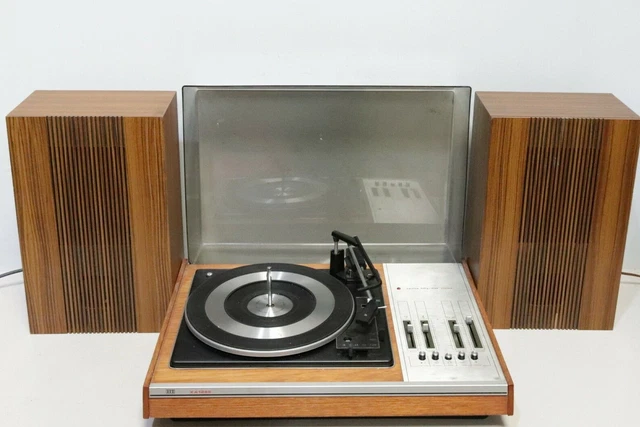 VINTAGE ITT KA1255 1970's Hi Fi System Turntable + Speakers - 250 £29. ...