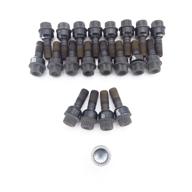 RADSCHRAUBEN RADBOLZEN SET Porsche Cayenne 958 92A Diebstahlsicherung ...