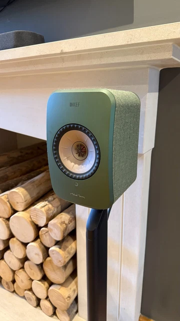 KEF LSX WIRELESS Active Speakers with Floor Stands £577.90 - PicClick UK