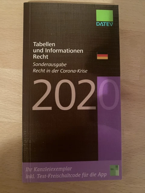 DATEV TABELLEN UND Informationen für die steuerliche Beratung 2020 ... DATEV TABELLEN UND Informationen für die steuerliche Beratung 2020 ...