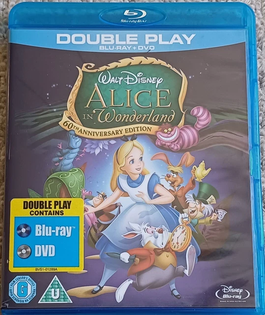 ALICE IN WONDERLAND Blu-Ray 60Th Anniversary Edition Disney EUR 3,93 - PicClick IT