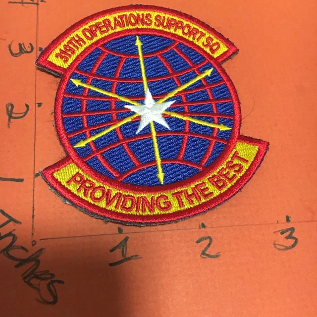 PATCH USAF AIR Force 319th Operations Support SQUADRON 1/1/23 EUR 6,64 ...