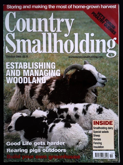 COUNTRY SMALLHOLDING MAGAZINE December 2003 mbox2330 ...Managing ...