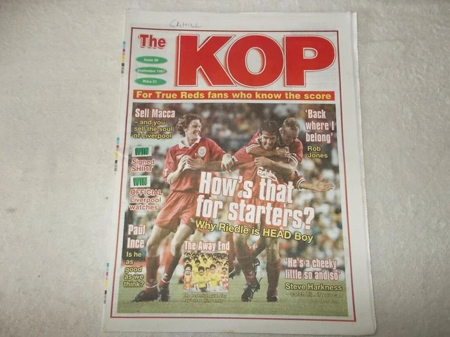 LIVERPOOL FC LFC Football Club THE KOP Magazine Issue 29 September 1997 ...