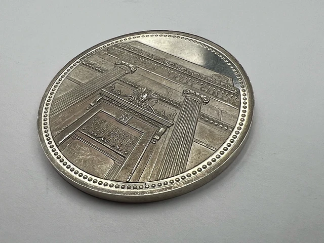 RARE VINTAGE JOHNSON Matthey Wilmington Trust Bank 1 OZ 999 Silver ...