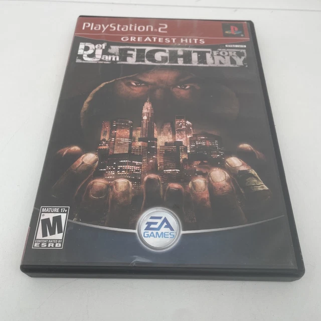 DEF JAM: FIGHT for NY PS2 Version. Case only. NO GAME. 2004 Red Label ...