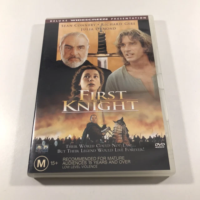 FIRST KNIGHT DVD Region 4 PAL Sean Connery Richard Gere Julia Ormond ...