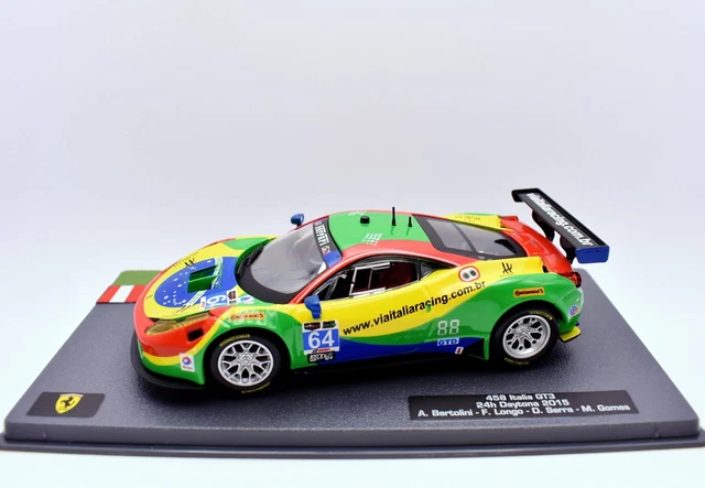 FERRARI 458 ITALIA GT3 Racing Model Car Collection Scale 1:43 Ixo ...
