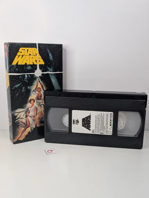 STAR WARS CBS FOX 1977 VHS Tape Movie Film 1990 Release $29.99 ...