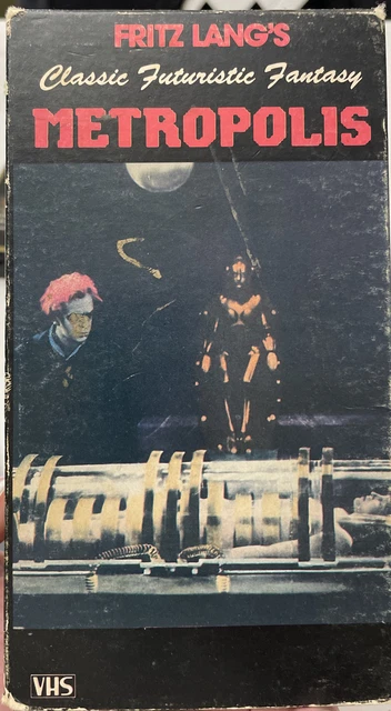 FRITZ LANG’S METROPOLIS (VHS, 1927, Goodtimes Home Video) CULT SCI-FI £6.49 - PicClick UK