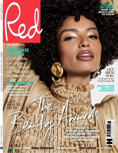 RED MAGAZINE FULL Size Issue January 2026 ~ New ~ £6.95 - PicClick UK