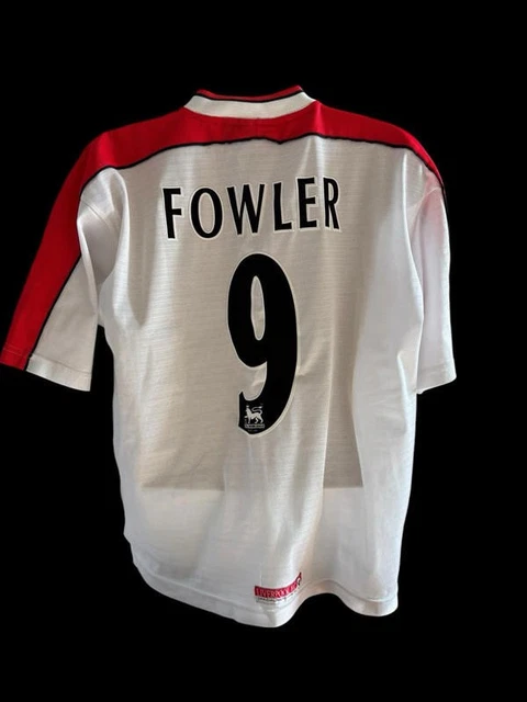 LIVERPOOL FC ROBBIE Fowler 9 Retro Jersey - Classic Home Shirt £124.99 ...
