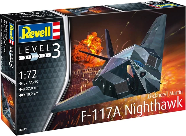 REVELL 03899, LOCKHEED Martin® F-117A Nighthawk Stealth Fighter - 1:72 ...
