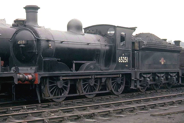 J36 CLASS 0-6-0 65251 at Kittybrewster shed 6x4 Quality British Rail ...