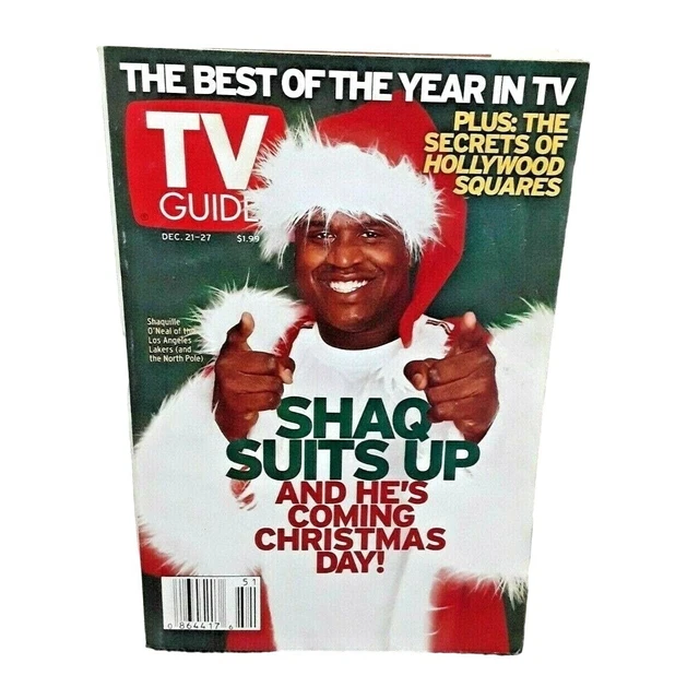TV GUIDE DECEMBER 21 2002 Shaquille O'Neal Shaq Newsstand £4.55 ...