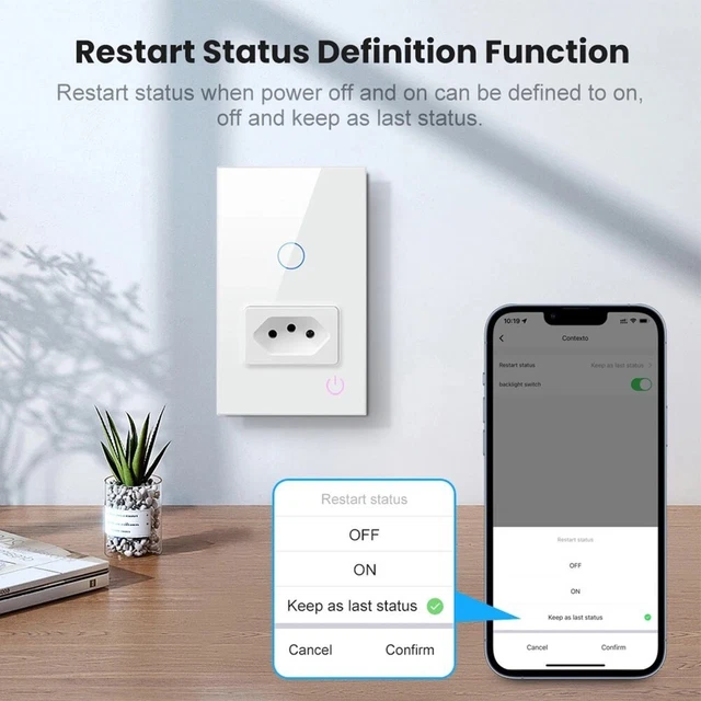 EASY INSTALLATION BRAZIL Wall Switch & Socket For Smart Life and For ...
