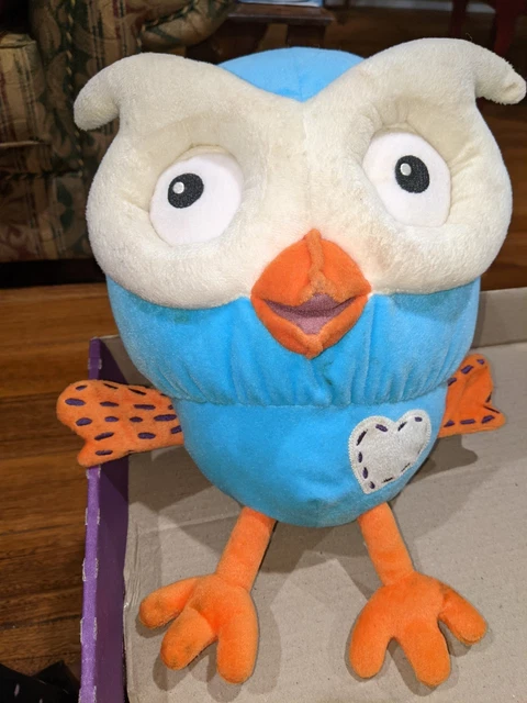 GIGGLE AND HOOT BIG BLUE OWL Plush BIG SOFT TOY - $29.99 - PicClick AU