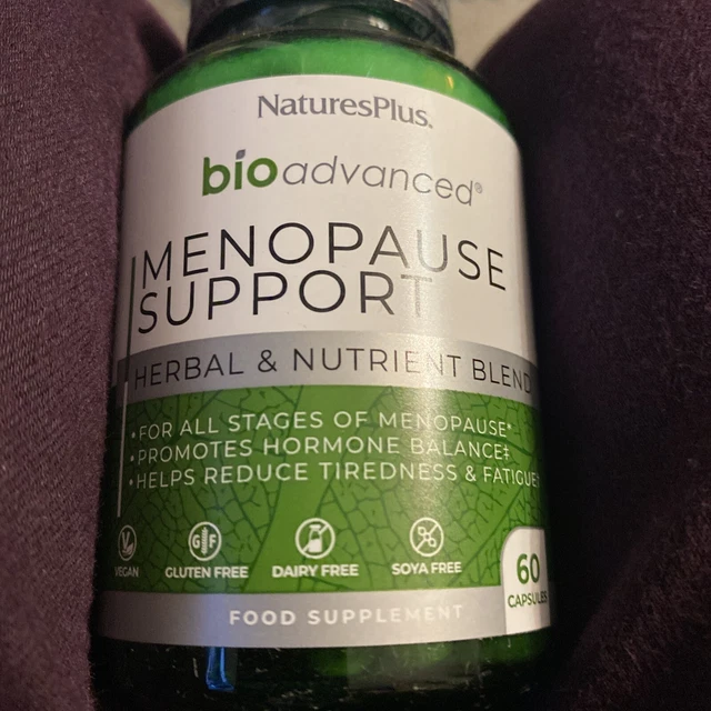2 X Natures Bio Advanced Menopause Support 60 Capsules Herbal