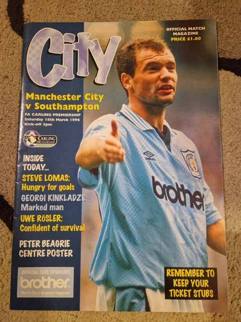 21 MANCHESTER CITY Programmes - Job Lot - various seasons £11.85 ...