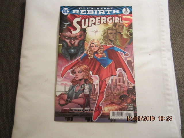 BANDE DESSINÉE DC Universe Rebirth Supergirl #1 Novembre 2016 EUR 4,80 - PicClick FR