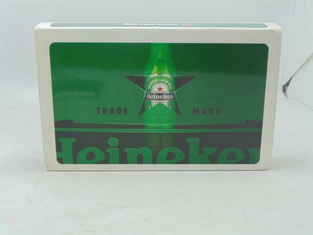 PLAYING CARDS: HEINEKEN Beer two decks of chips that have not been ...