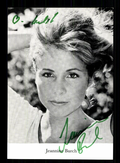 JEANNINE BURCH AUTOGRAMMKARTE Original Signiert + F 5407 EUR 6,99 ...