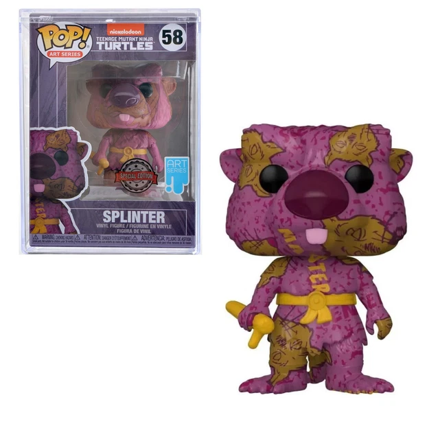 SPLINTER TEENAGE MUTANT Ninja Turtles Funko Pop #58 Vinyl Figure Art ...