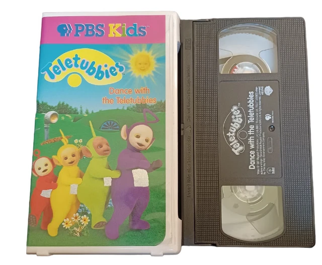 TELETUBBIES DANCE WITH The Teletubbies VHS Video Tape 1998 Clamshell ...