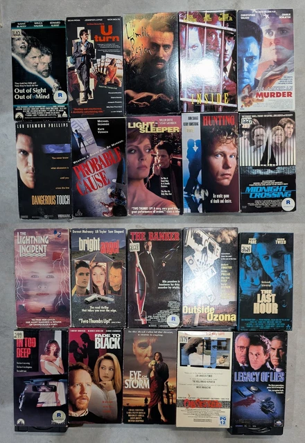 VHS MOLD LOT Bright Angel/Outside Ozona/Lightning Incident/Limbic ...